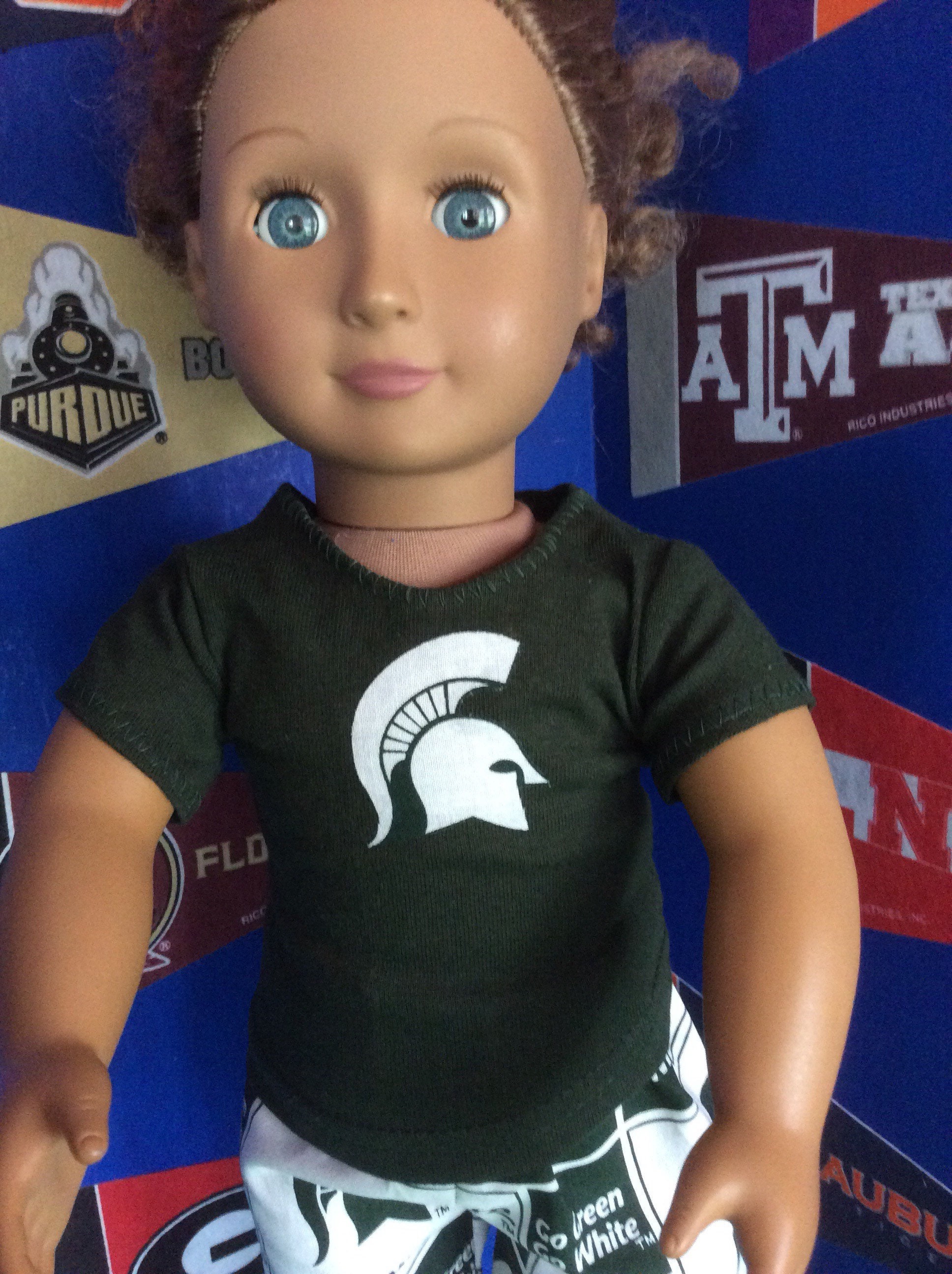 Michigan State SPARTANS18 Inch Dolls Clothes handmade - Etsy