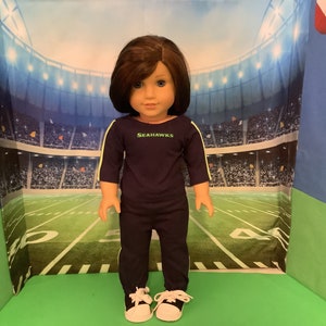 Seattle Seahawks 18 Inch Doll Clothes, Handmade Game Day Outfit - Etsy