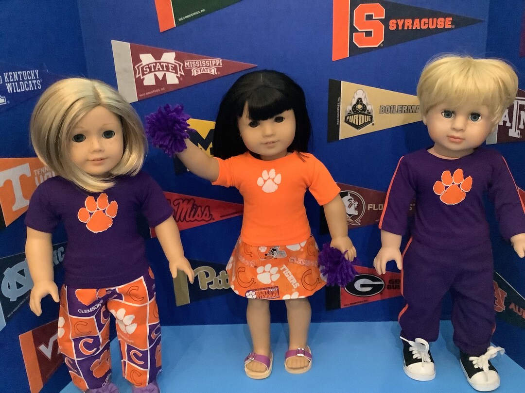 Clemson University, Tigers! 18 Inch Doll Clothes,handmade ,fits All 18 ...