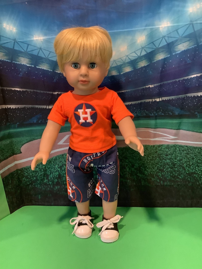 Houston ASTROS ! 18 Inch Doll Clothes ,handmade,fits All 18 Inch Dolls ...