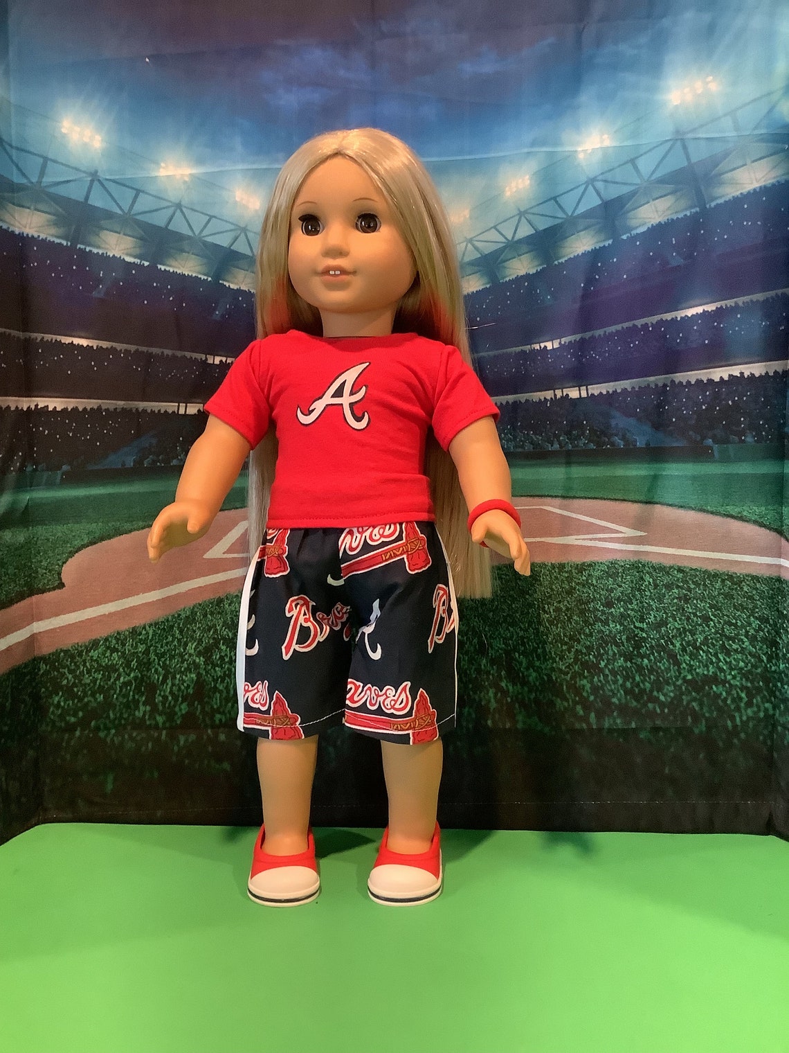 Atlanta BRAVES! 18 Inch Doll Clothes , Handmade ,fits All 18 Inch Dolls ...