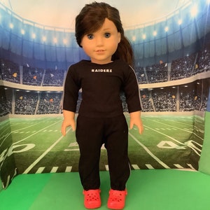 Las Vegas,raiders! Outfits! 18in Doll Clothes, Handmade, Fits All 18 ...