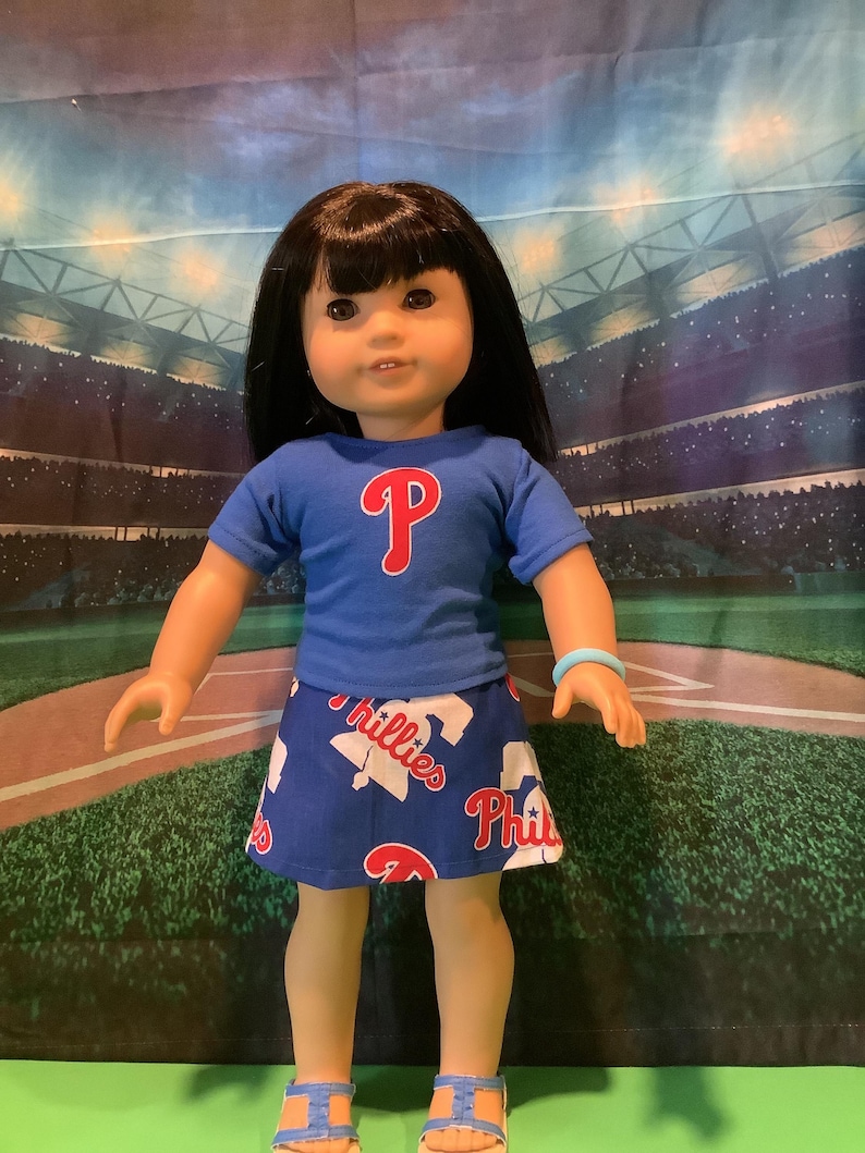Philadelphia PHILLIES !,18 Inch Doll Clothes ,handmade ,fits All 18 ...