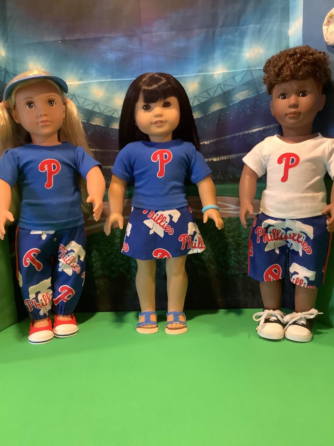 Philadelphia PHILLIES !,18 Inch Doll Clothes ,handmade ,fits All 18 ...
