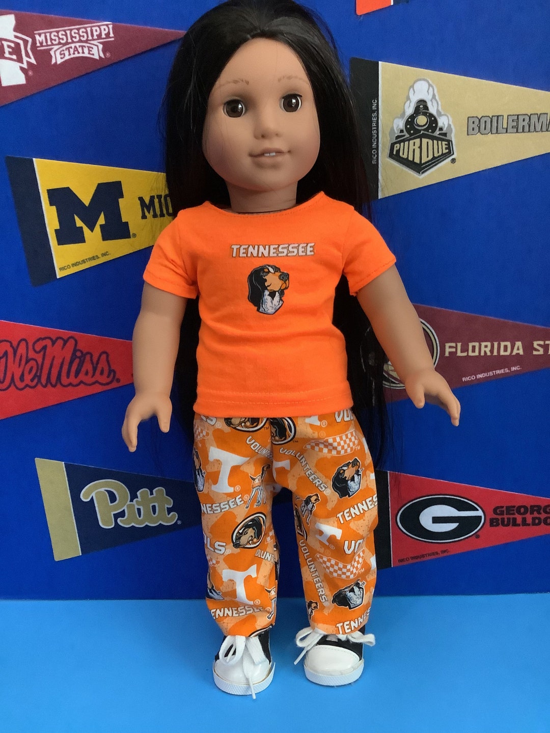University of Tennessee ,VOLS! 18 Inch Doll Clothes ,handmade ,fits All ...