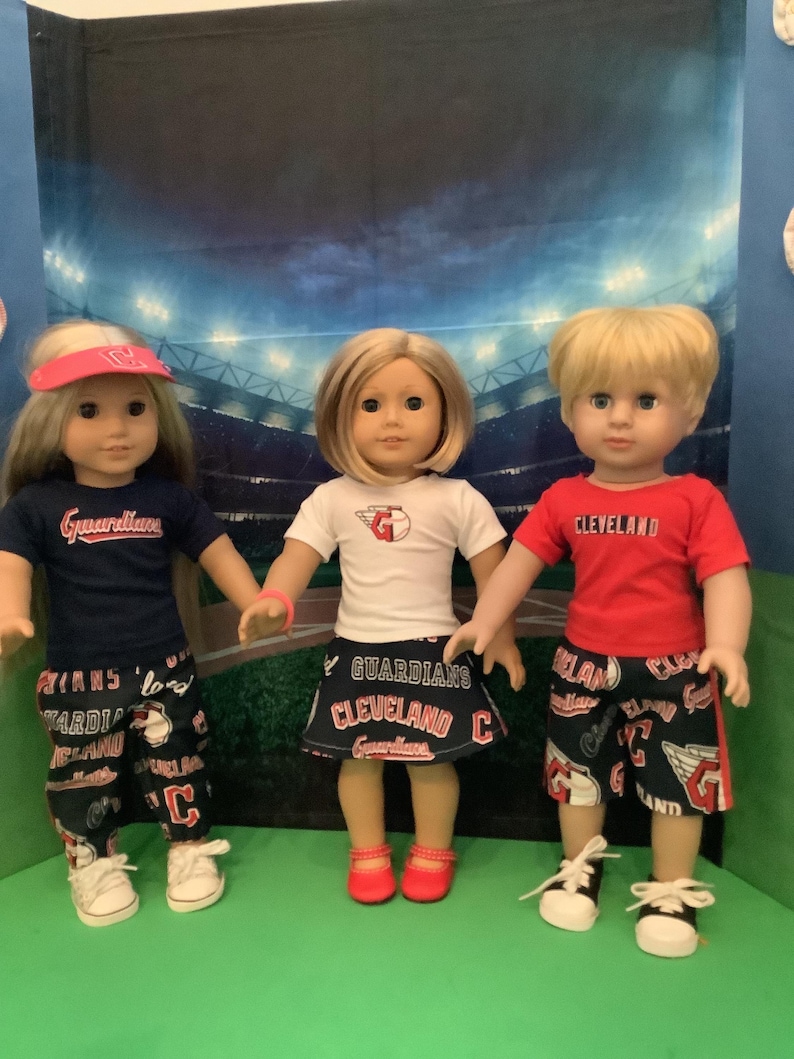 Cleveland GUARDIANS! 18 Inch Doll Clothes ,handmade ,fits All 18 Inch ...