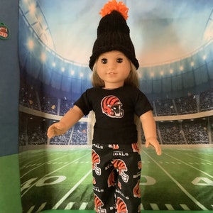 Cincinnati BENGALS! 18inch Doll Clothes, Handmade, Fits All 18 Inch ...