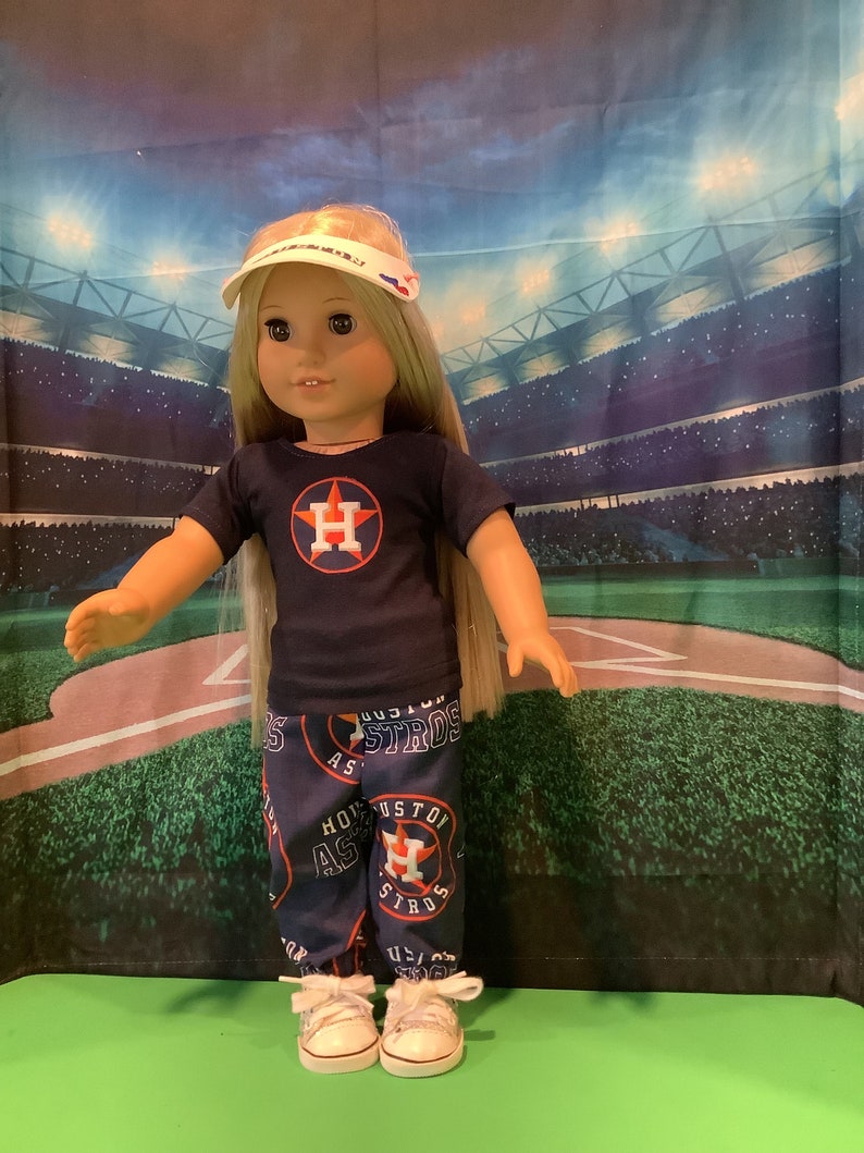 Houston ASTROS ! 18 Inch Doll Clothes ,handmade,fits All 18 Inch Dolls ...