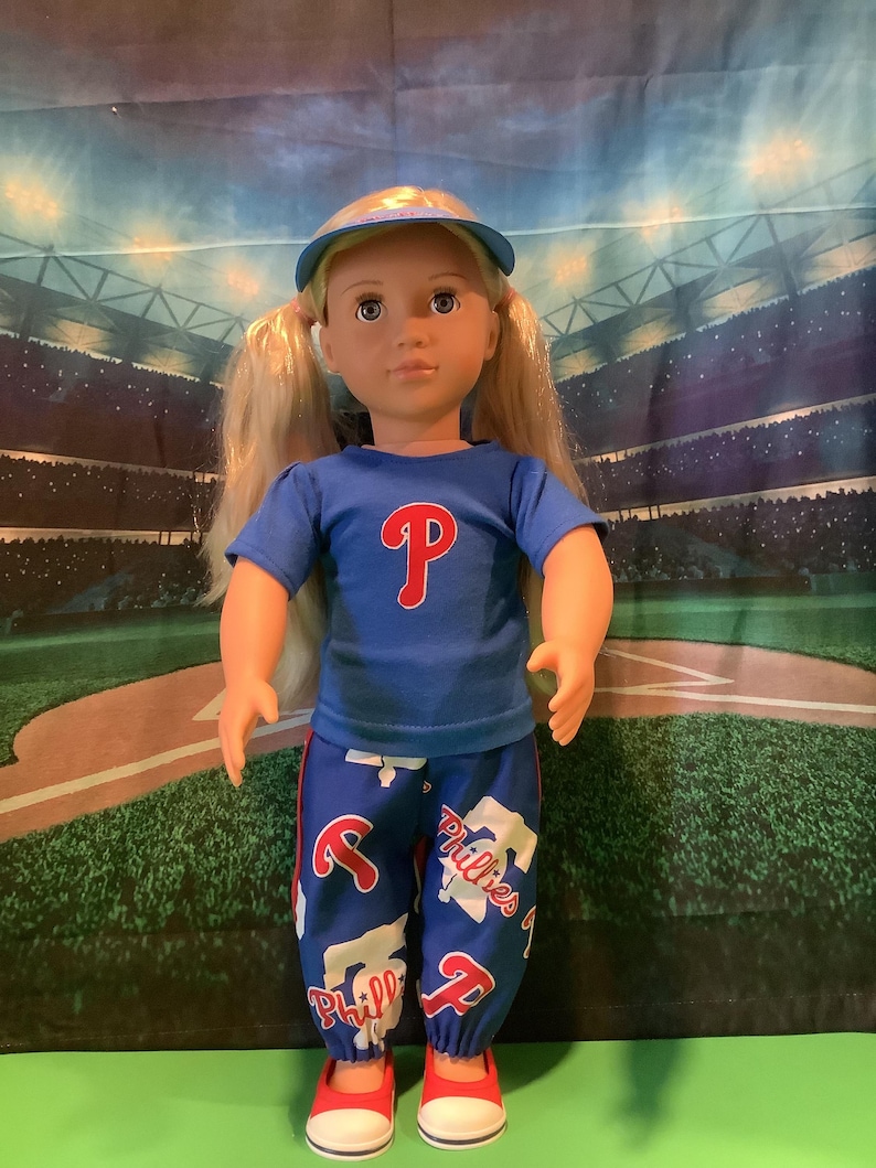 Philadelphia PHILLIES !,18 Inch Doll Clothes ,handmade ,fits All 18 ...