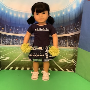 Seattle Seahawks 18 Inch Doll Clothes, Handmade Game Day Outfit - Etsy
