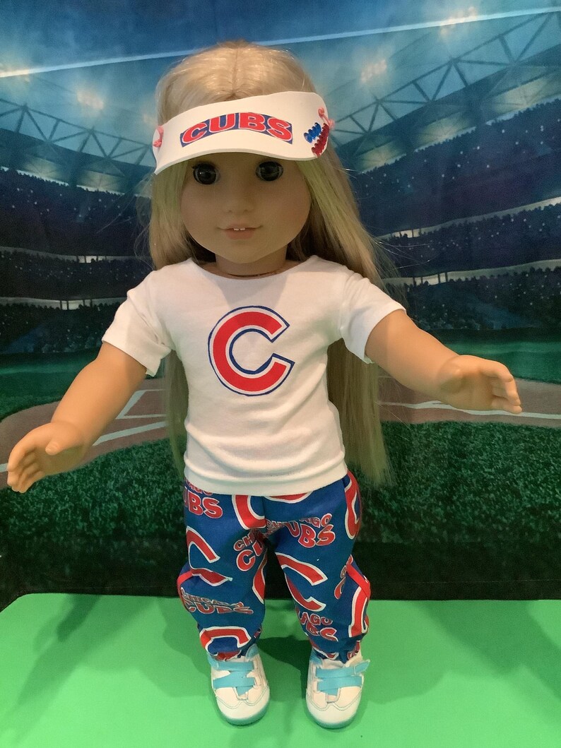 Chicago CUBS! 18 Inch Doll Clothes , Handmade , Fits All 18 Inch Dolls ...