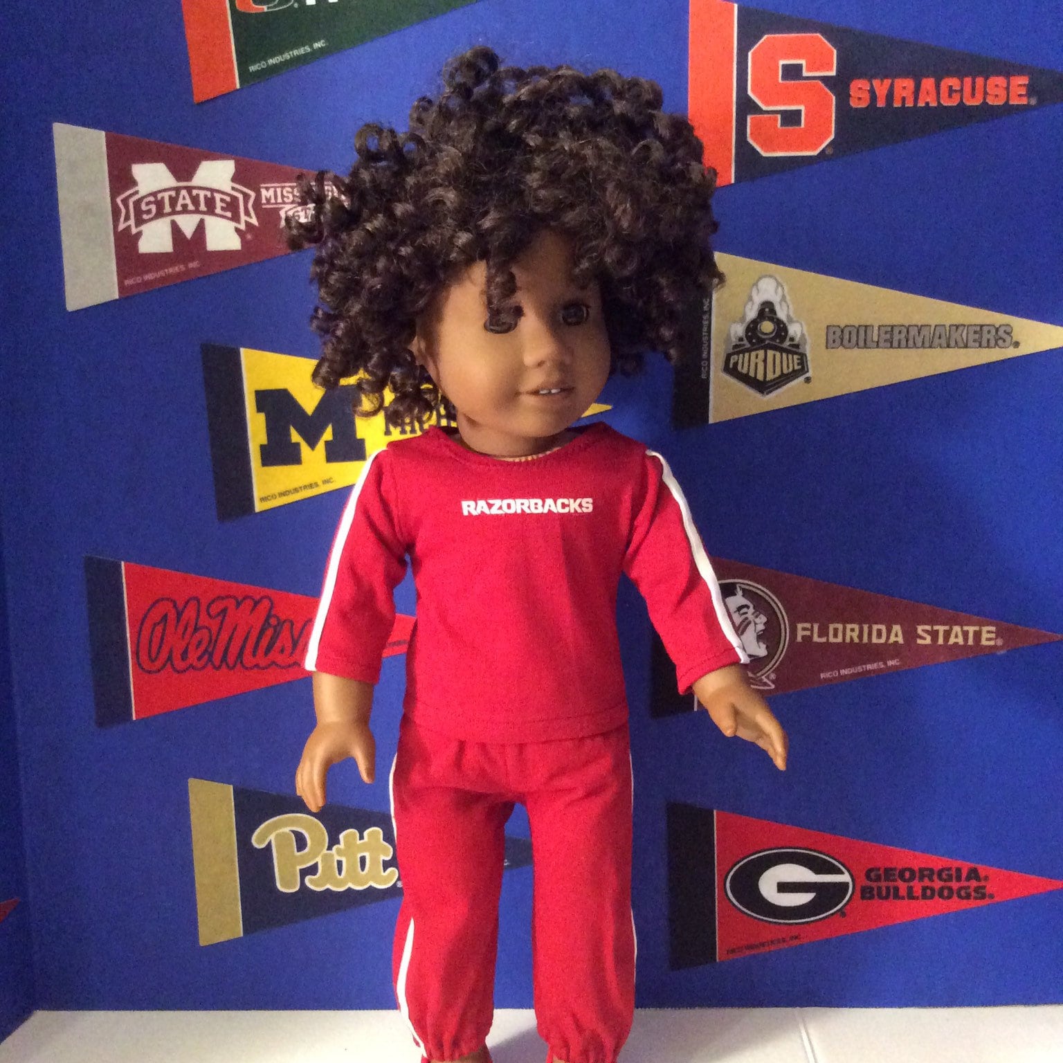 Pants Toys Warm-Up Suit,University of Arkansas,Razorbacks,18 Inch Doll ...