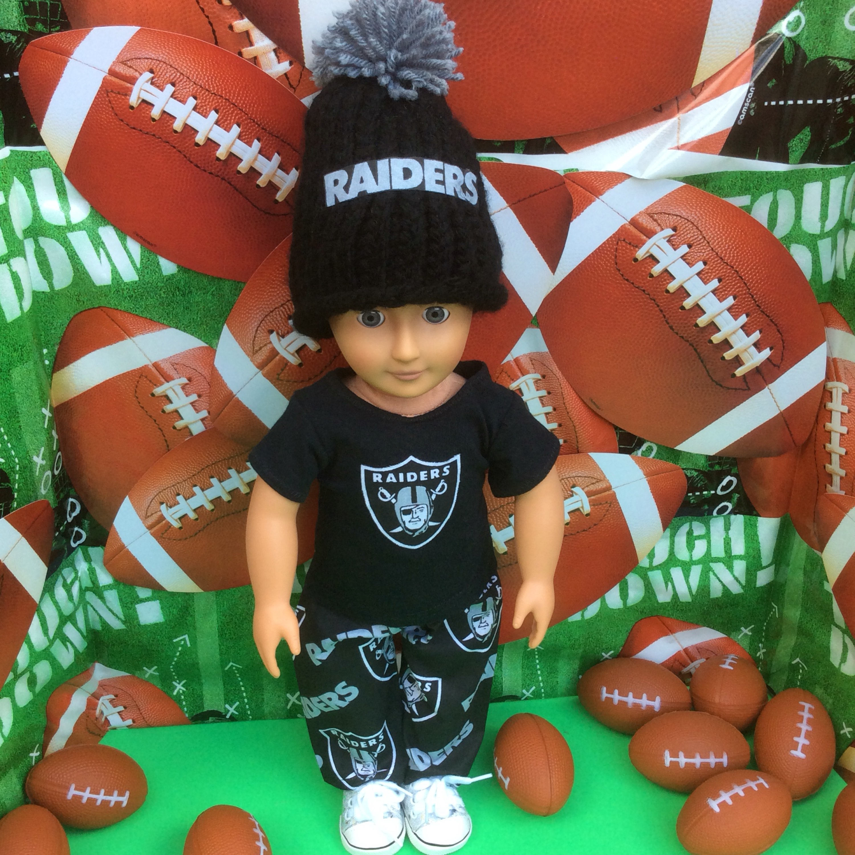 Las Vegas Raiders Ropa de muñeca de 18 pulgadas hecha a | Etsy