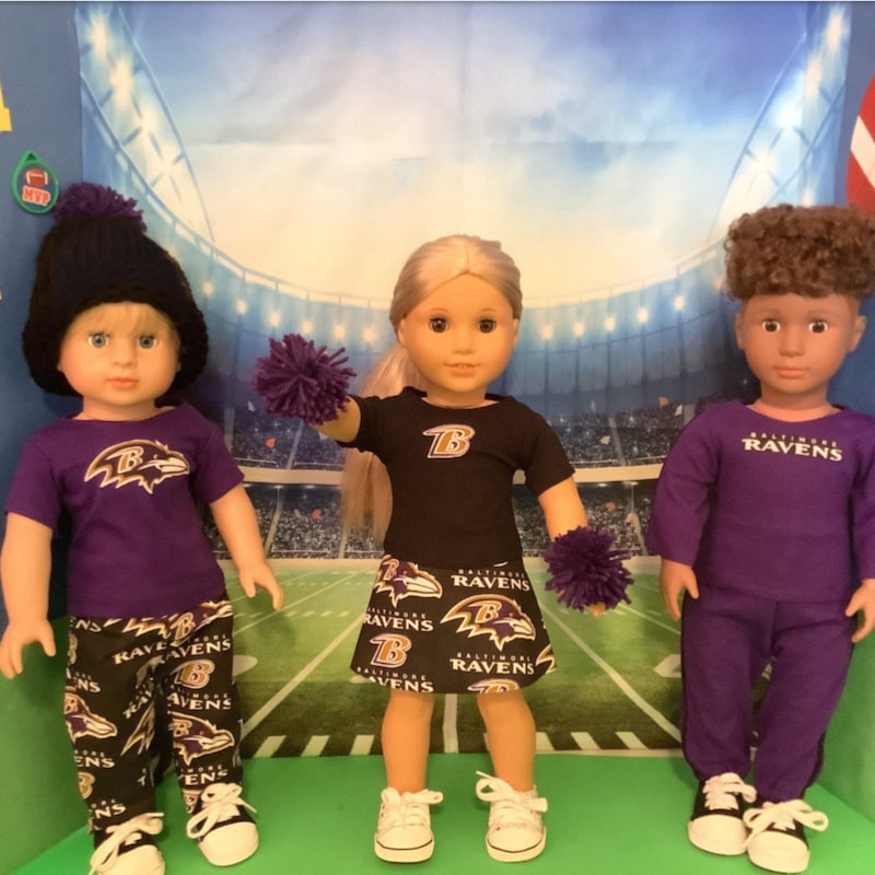 Ravens Doll Shirt - Etsy