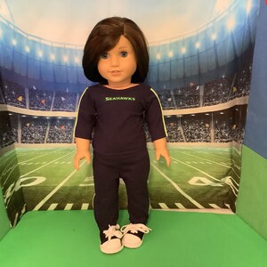 Seattle Seahawks 18 Inch Doll Clothes, Handmade Game Day Outfit - Etsy