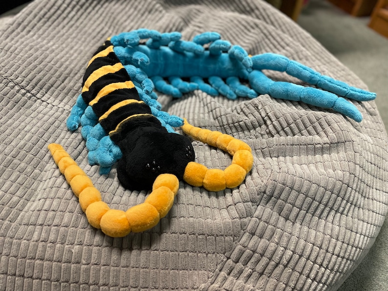 Realistic Centipede Plush Made to Order - Etsy