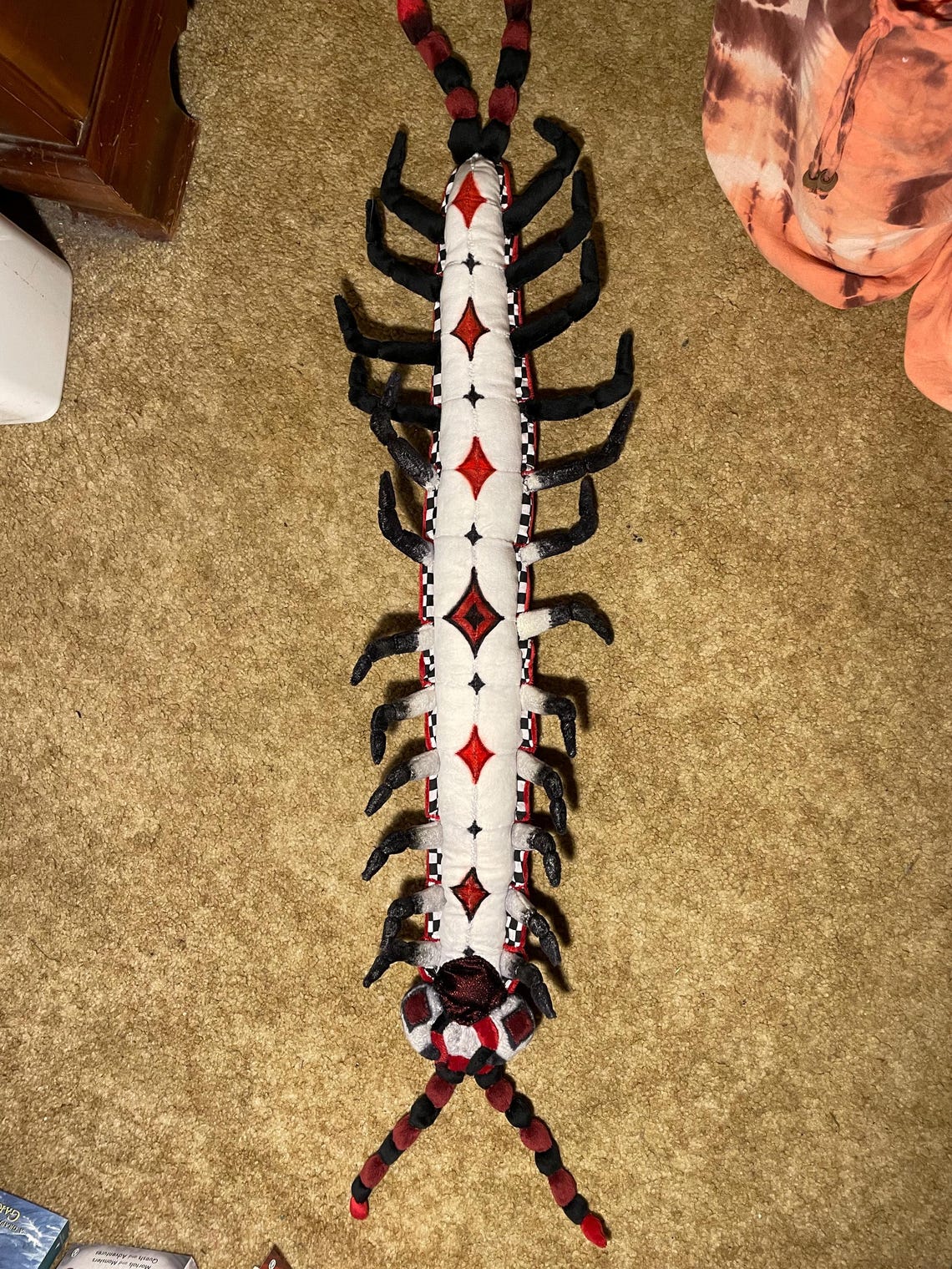 3ft Plush Centipede, Fantasy Colors - Etsy