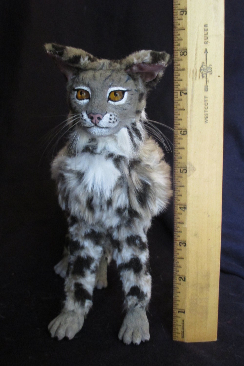 Wild Cat OOAK Poseable Art Doll - Etsy