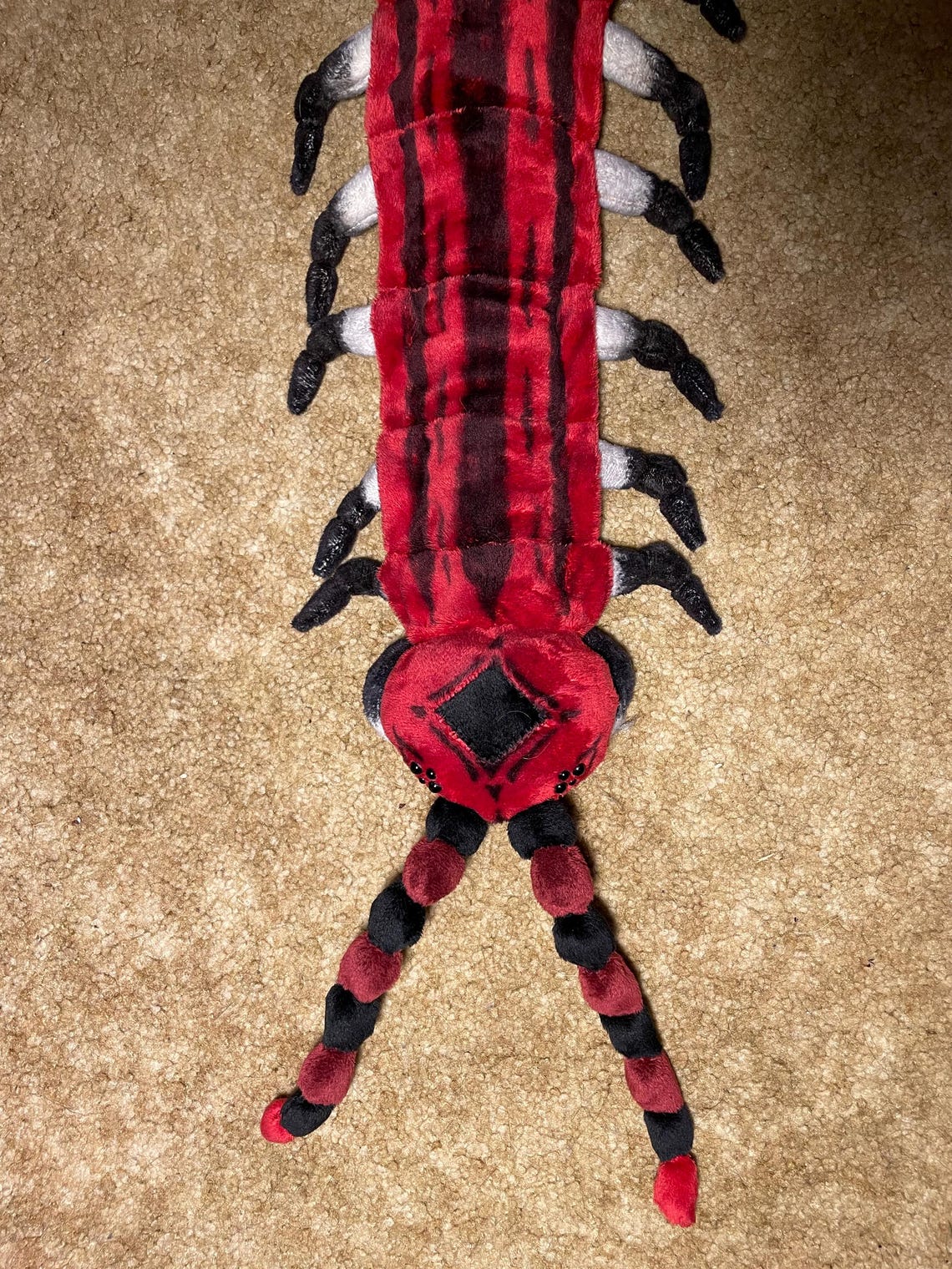 3ft Plush Centipede, Fantasy Colors - Etsy