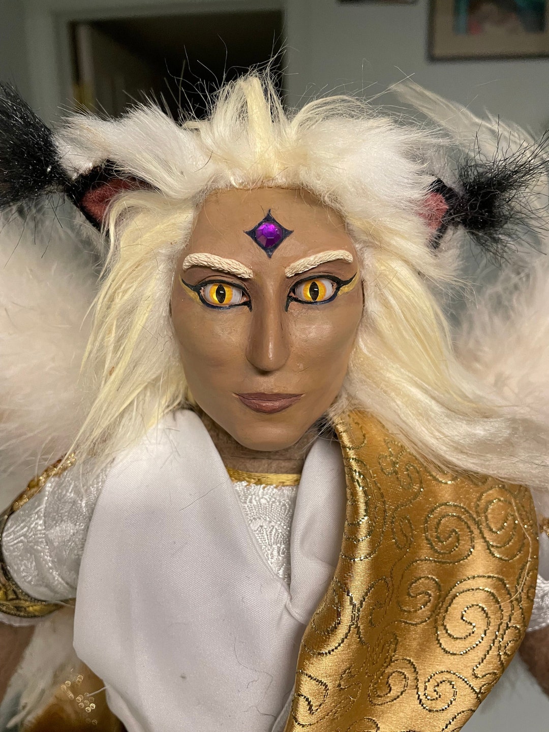 Azriel the Angelic Cat Spirit; Handmade OOAK Art Doll - Etsy