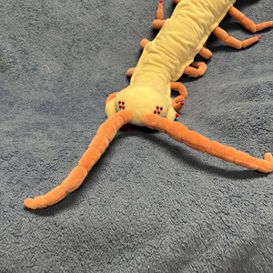 Plush Centipede albino Handmade - Etsy