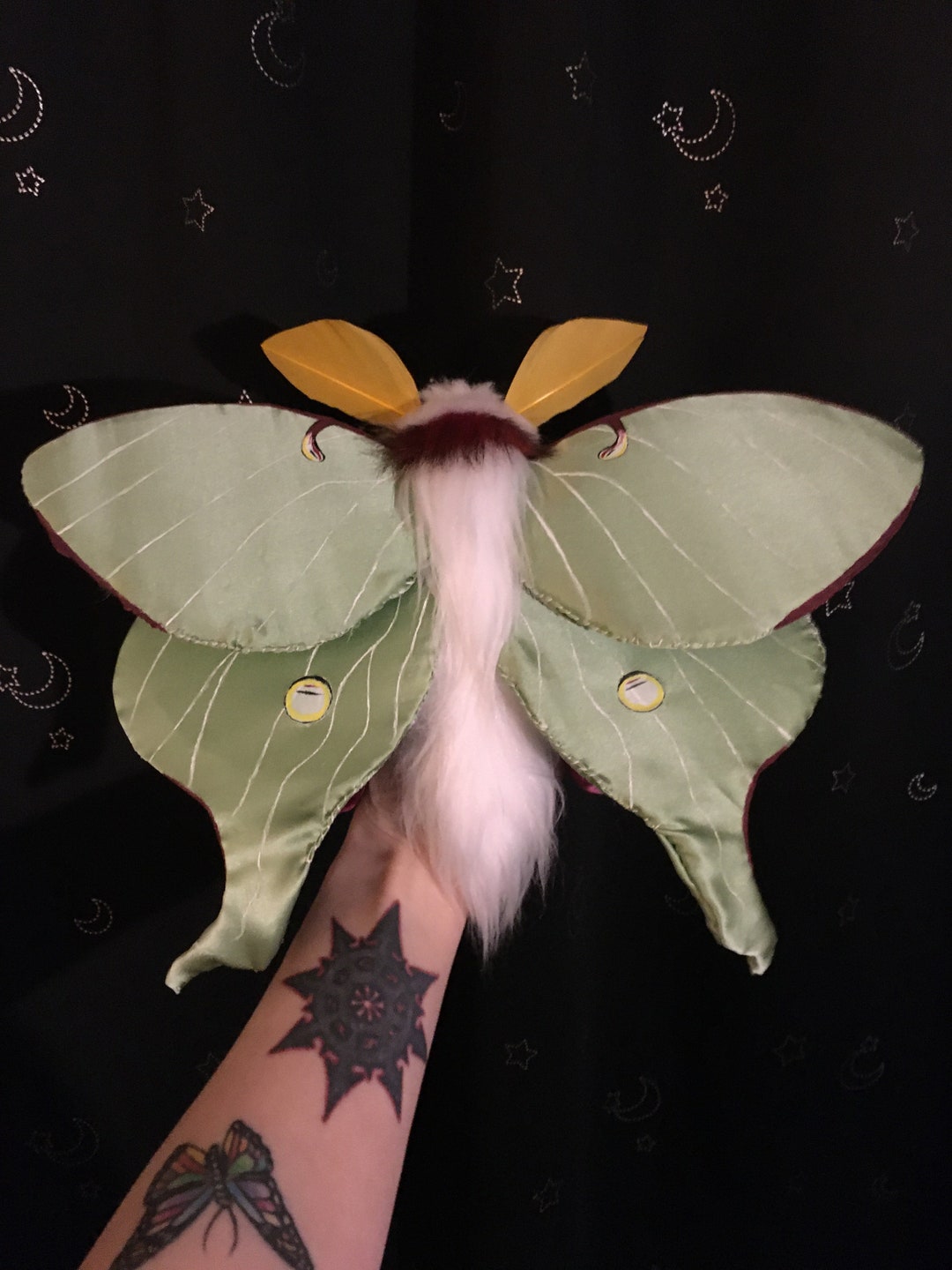 Handmade Luna Moth Poseable Art Doll - Etsy