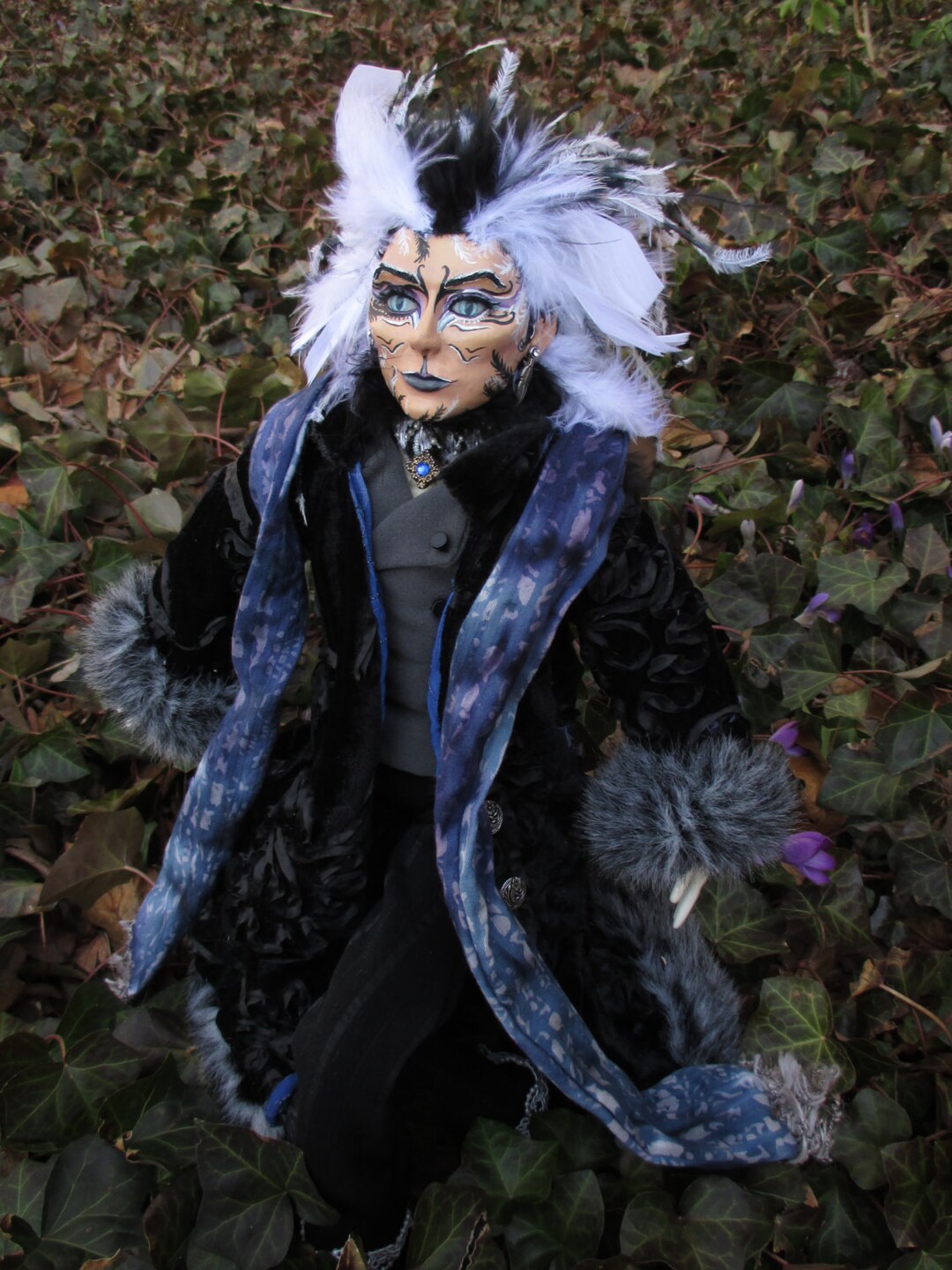 The Fairy Feller OOAK Art Doll, Handmade 21" Polymer Clay and Soft ...