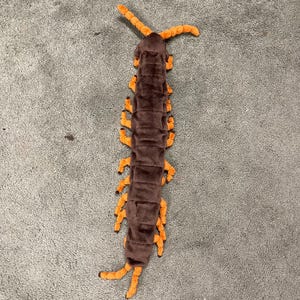 Custom Pedeling Half Sized Handmade Centipede Plush - Etsy
