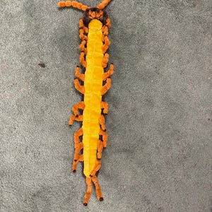 Custom Pedeling Half Sized Handmade Centipede Plush - Etsy