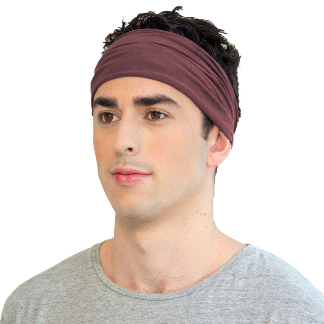 KOOSHOO Organic Twist Men's Headband - Boho Turban Head Wrap. Durable ...