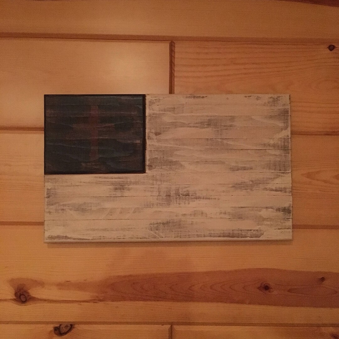 Rustic Wooden Christian Flag - Small - Etsy