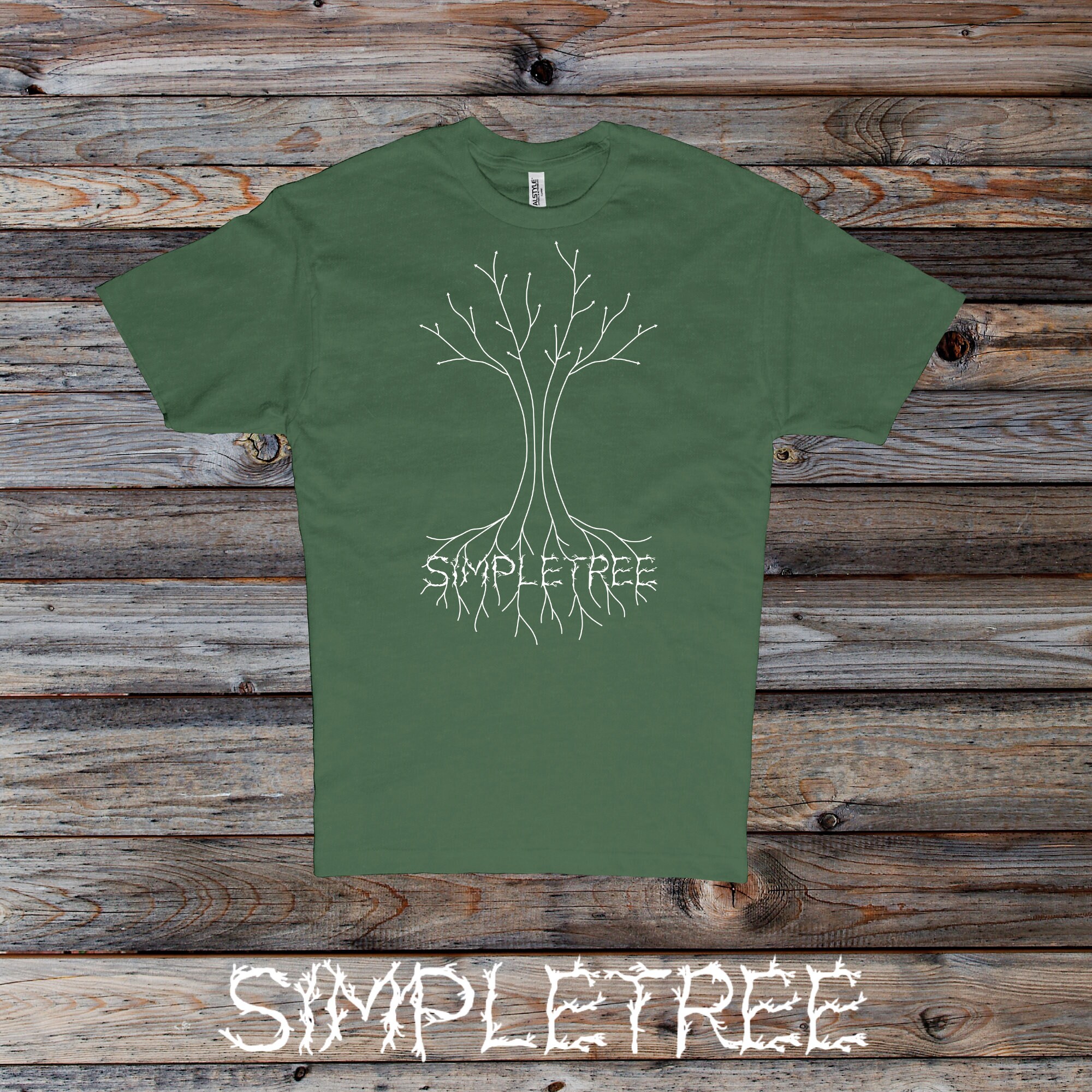 The Simpletree Roots Live Simple Follow Your Path Grow Men's Shirt Women's Shirt Tree Shirt ...