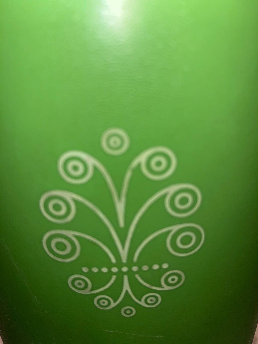 10” Vintage Lime Green Tupperware Canister - Etsy