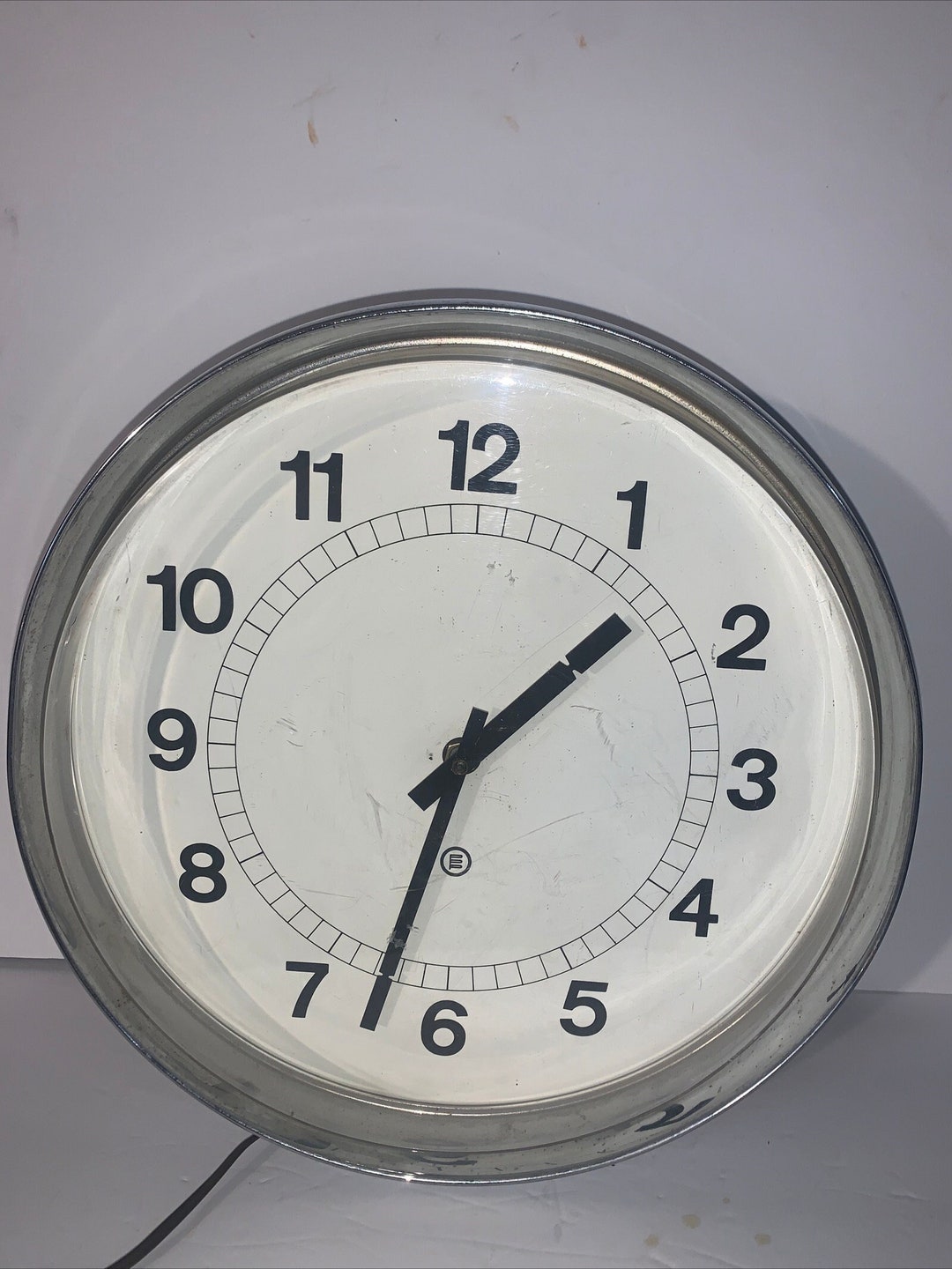 Peter Working Peter Pepper Wall Clock MCM 13” Model 500j Aluminum and ...