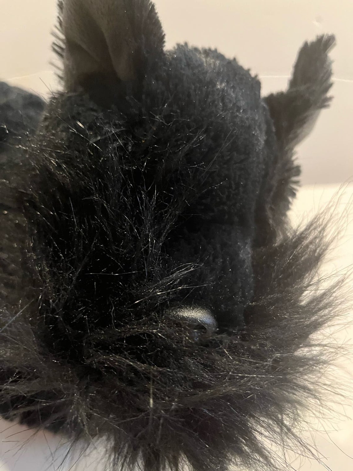 Vintage Pier One Black Scottie Dog Plaid Feet Soft Plush Stuffed Animal ...