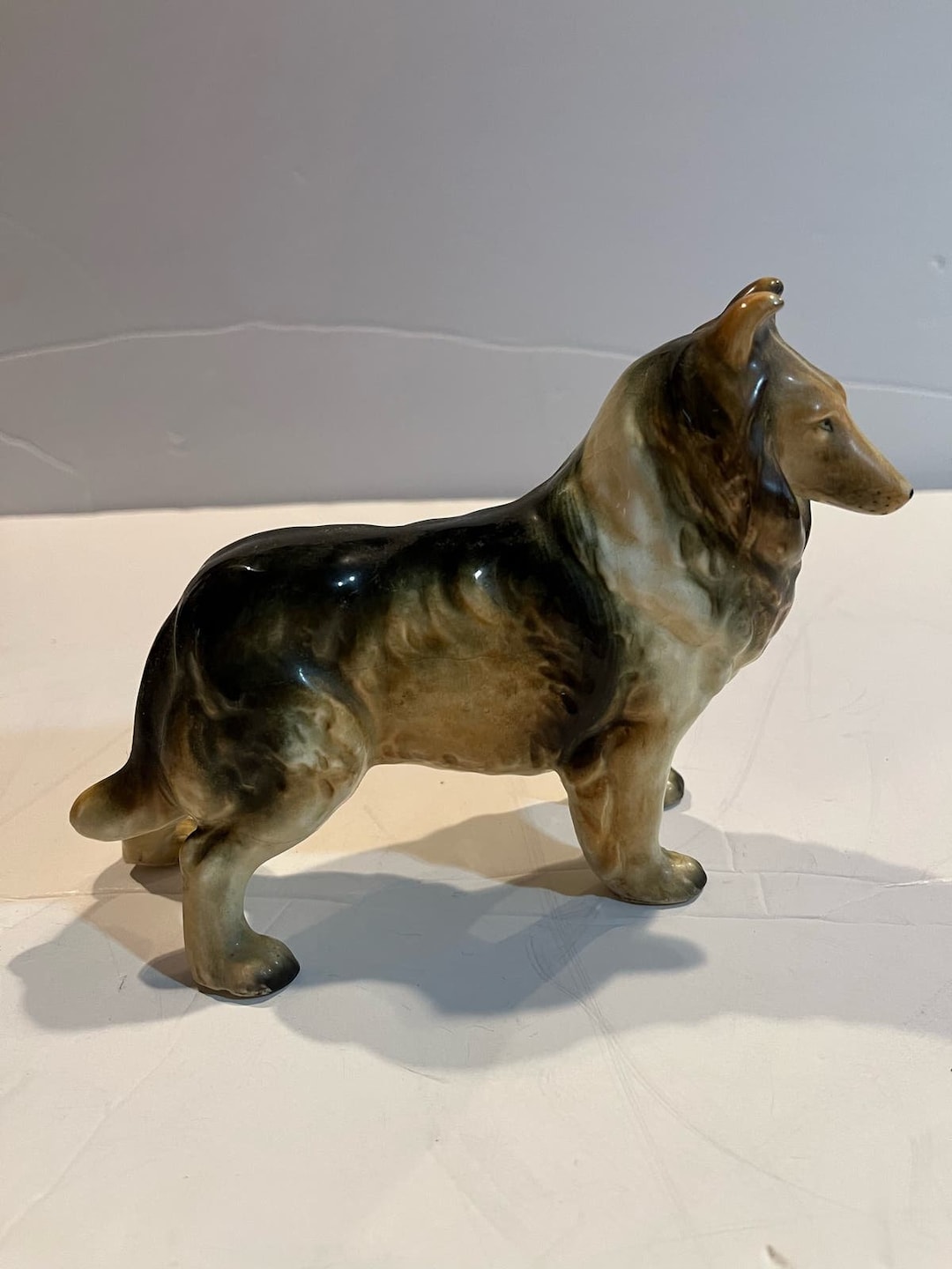 Vintage Shafford Ceramic German Shepard Dog Figurine - Etsy
