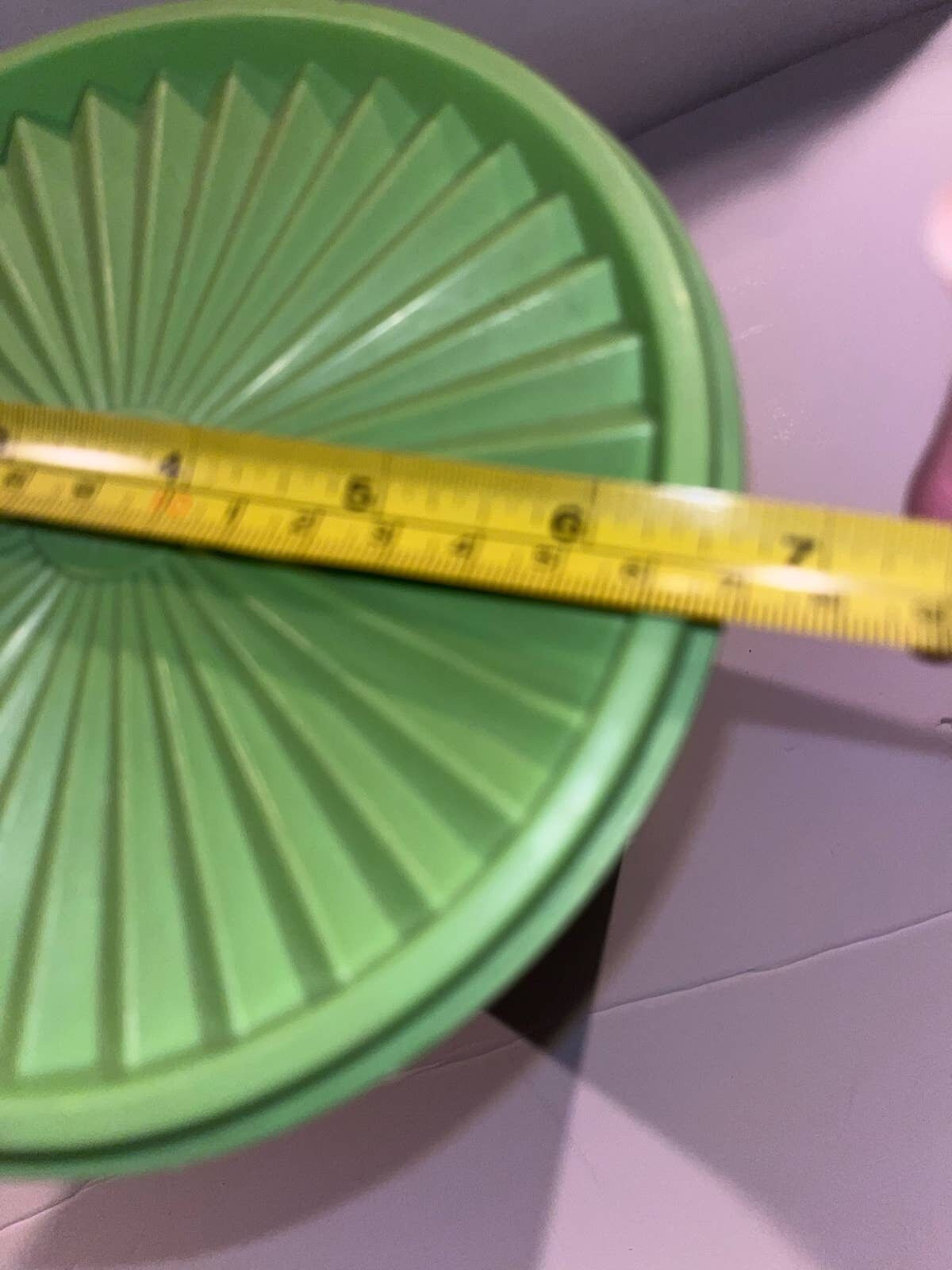 10” Vintage Lime Green Tupperware Canister - Etsy