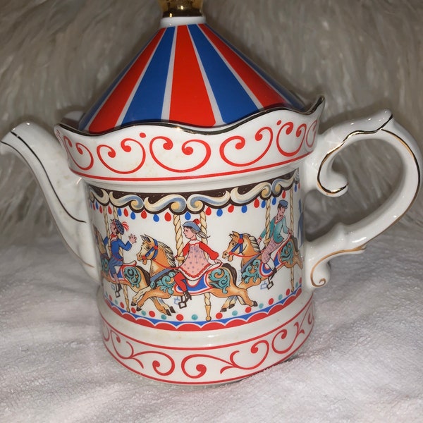 Carousel Teapot - Etsy