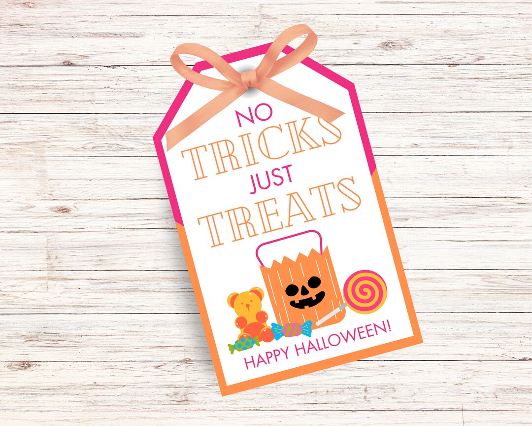 Halloween Gift Tag - Instant Download - Etsy