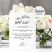 Welcome Letter Template, Weekend Events Page, Printable Hotel Welcome ...