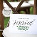 Printable Reserved Seat Sign for Wedding, This Row is Reserved Sign ...