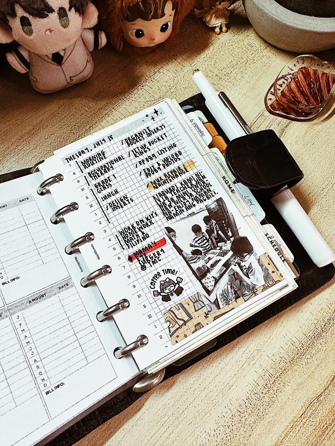 PP194 | Timed Daily and Undated Task Schedule for Pocket Rings ...