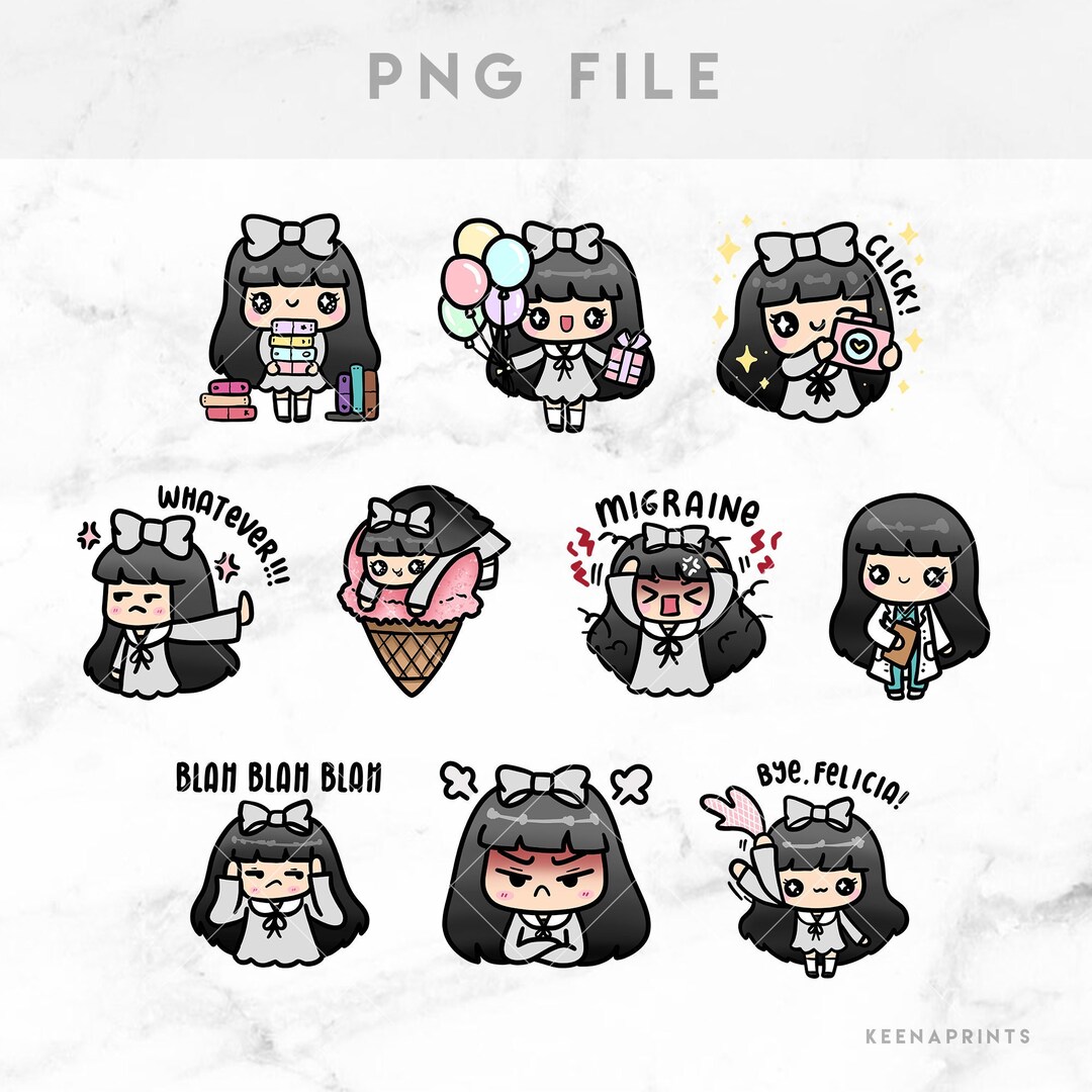 Bundle 6 | Digital Lola Stickers - Digital Art, Digital Planner ...