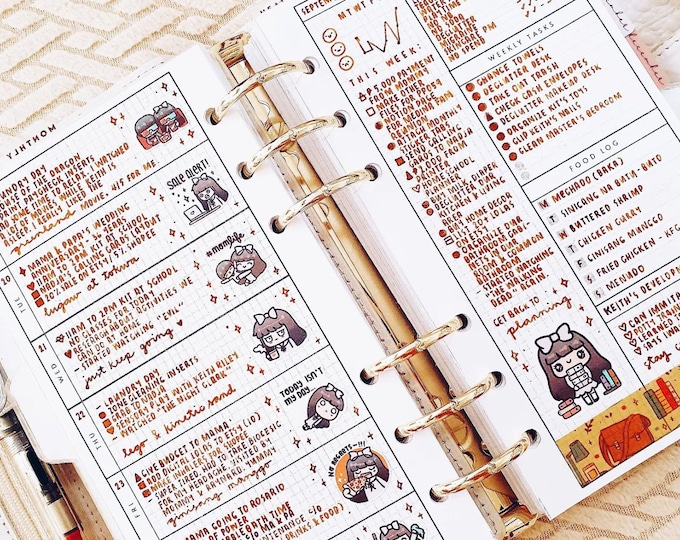 PP059 | Hobonichi Weeks Inspired Week on 2 Pages for Personal Rings ...