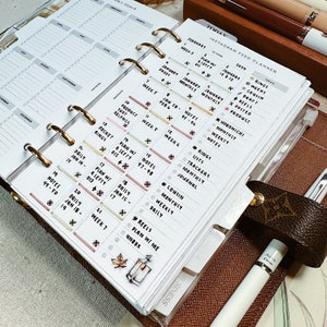 PP131 | IG Social Media Planner Personal Rings Printable Planner - Etsy