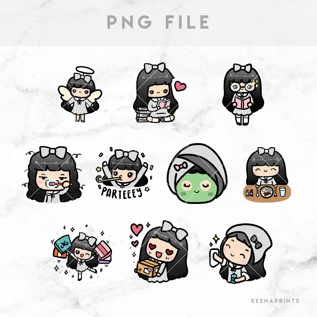 Bundle 13 | Digital Lola Stickers - Digital Art, Digital Planner ...