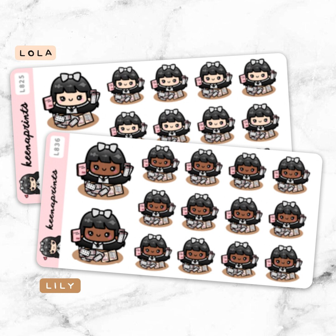 Planning Stickers Planner Girl Stickers Planner Nerd - Etsy