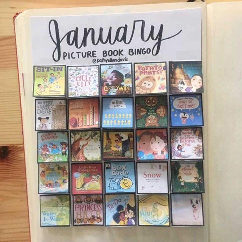 Picture Book Bingo/book Bingo Tool for Creating Perfect Printable Book ...