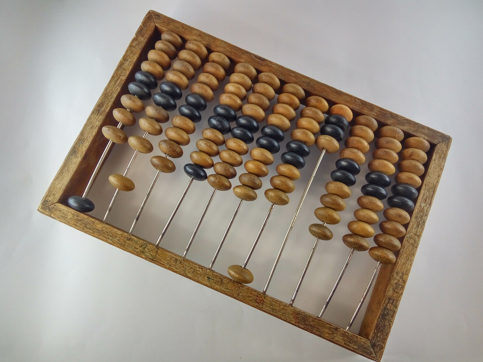 Soviet wooden abacus Russian 15.75 inc x 10.63 inc Vintage | Etsy