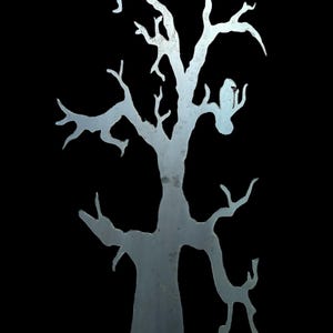 Creepy Steel Tree Decor: Halloween Indoor/outdoor Art - Etsy